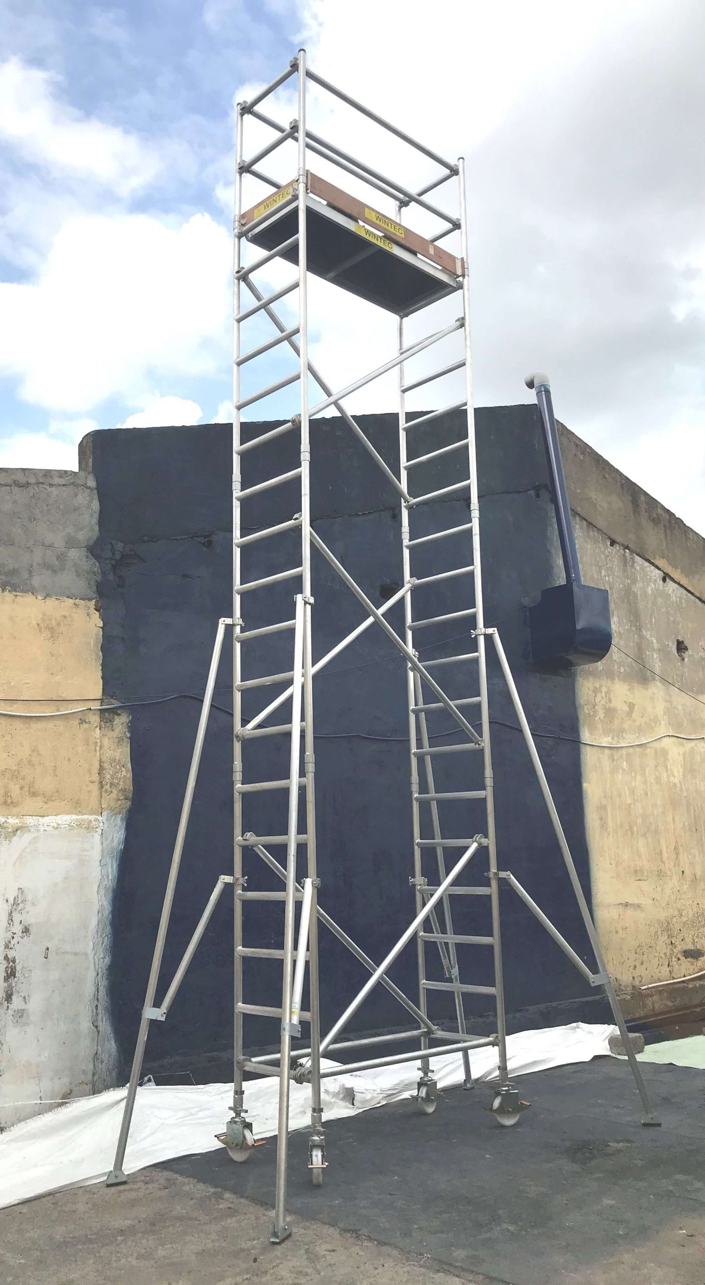 Narrow Span ( Single Width ) Aluminium Scaffolding - winteccls